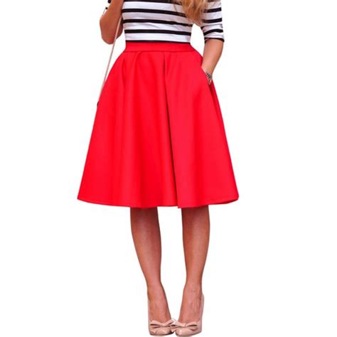 Red Skirt Dressed Up Girl