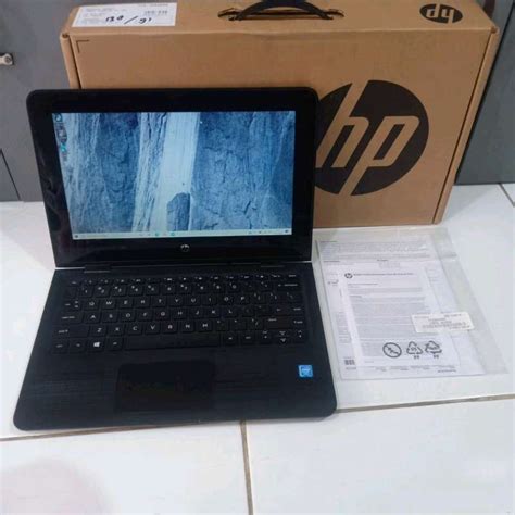Jual Notebook Hp Ab Tu X Celeron N Ram Gb Touchscreen Flip Bisa Jadi Tab