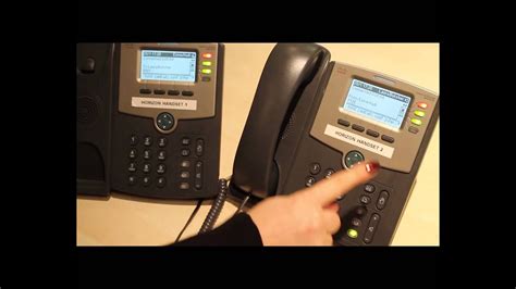Cisco Spa504g Handsets How To Place The Caller On Hold Youtube