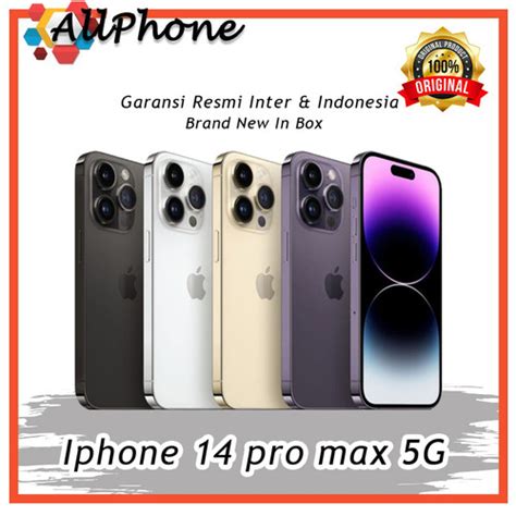 Jual Apple Iphone 14 Pro Max Dual Sim 128gb 256gb 512gb 1tb Dual Nano