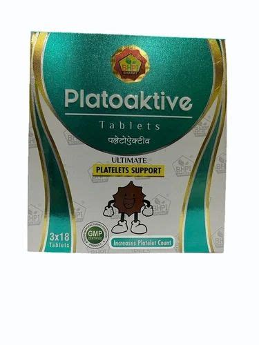 Platelets Platoaktive Tablets Box At Rs 225piece In Amritsar Id