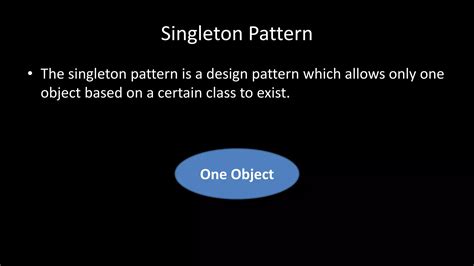 Python Singleton Pattern Ppt