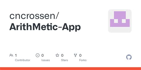 Github Cncrossenarithmetic App