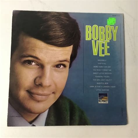 Bobby Vee~self Titled Lp~sunset Records Sus 5111~fast Shipping Ebay