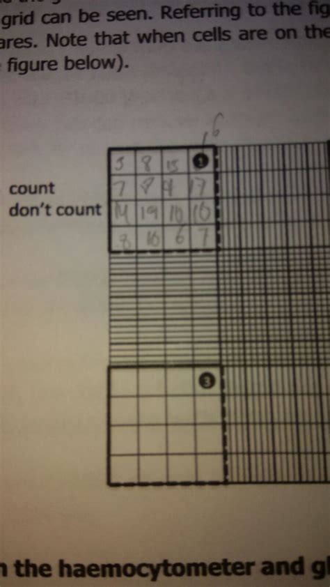 Solved Place The Grid Under The Microscope And Using The 10x