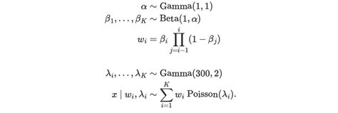 密度推定のためのディリクレ過程混合 Python パレット