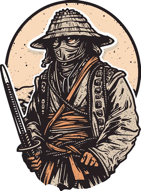 Samurai Warrior Vector