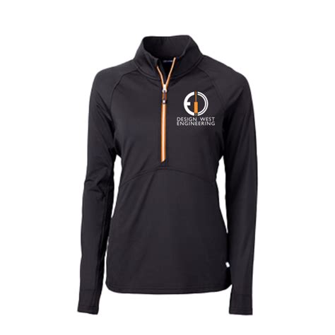 Adapt Eco Knit Stretch Recycled Womens Half Zip Pullover Design West