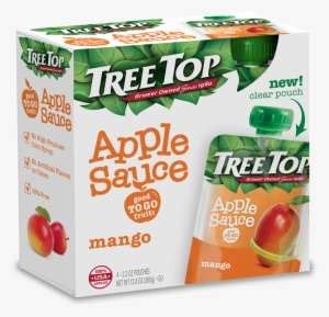 Nutrition Facts Tree Top Apple Sauce 12 Pack 32 Oz Pouches Png