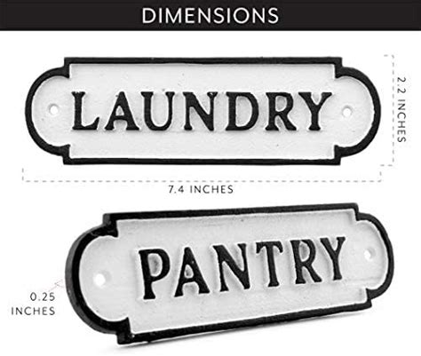 Farmhouse Decor Metal Signs Shabby Chic Vintage Cast Iron Signs
