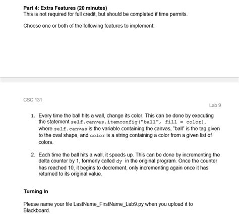 Solved Csc 131 Lab 9 Csc 131 Animation Lab 9 Part 1