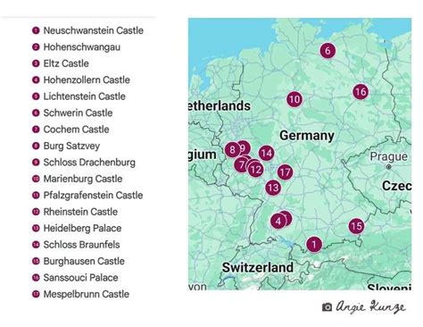 Famous Castles In Germany Map Burg Eltz One Of The Most Beautiful