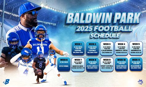 Baldwin Park 2025 Football Schedule Midvalleysportscom