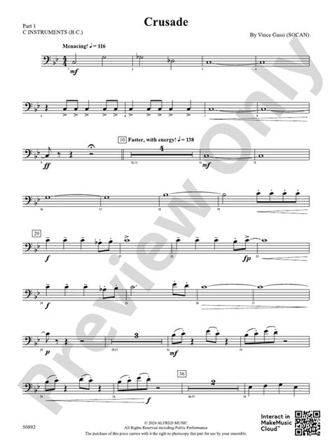 crusade part 1 c instruments b c part 1 c instruments b c part digital sheet music