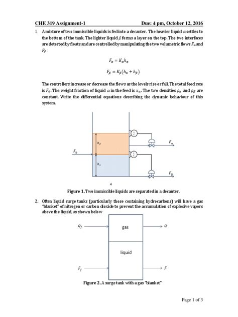 Che 319 Assignment 1 Pdf