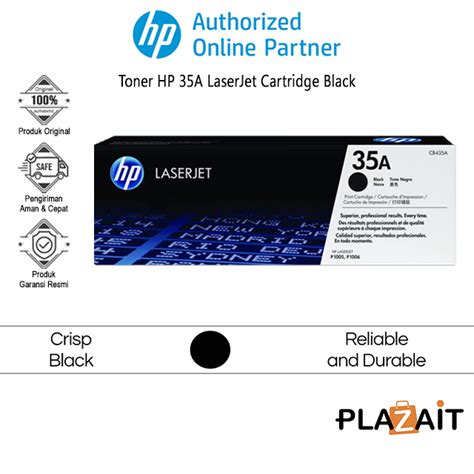Hp Toner 35a Original Laserjet Cartridge Black Hp Harga Rp 1350