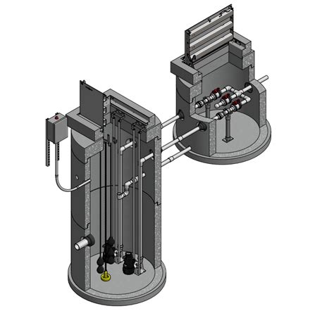 360 Sv Series Standard Simplex Pump Station Jensen Infrastructure