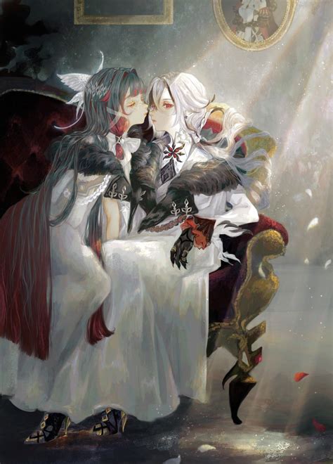 Arlecchino Signora And Columbina Genshin Impact Drawn By Shirone