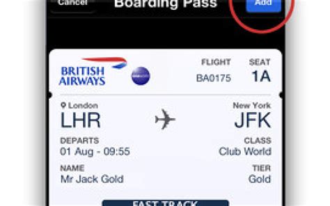 British Airways Adds Passbook Support For Digital Boarding Passes To