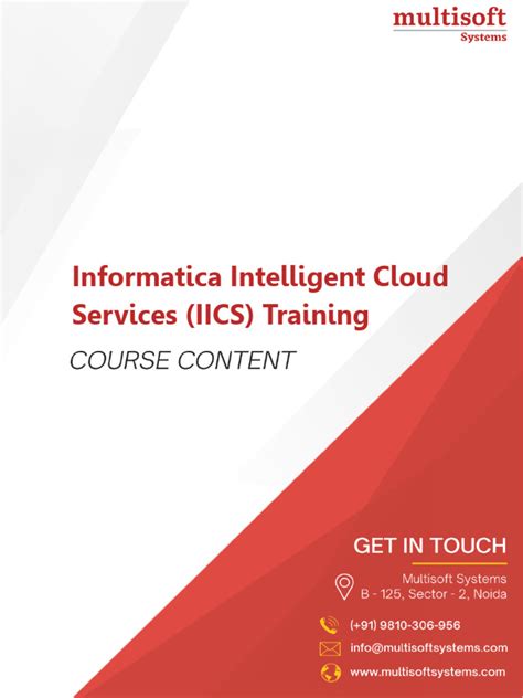 949 Iics Cloud Data Integration Services Training Pdf Cloud Computing Educational Technology