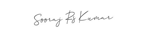 83 Sooraj Rs Kumar Name Signature Style Ideas Outstanding Online Autograph