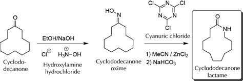 Synthesis Of Laurolactam From Cyclododecanone Chemistry Online