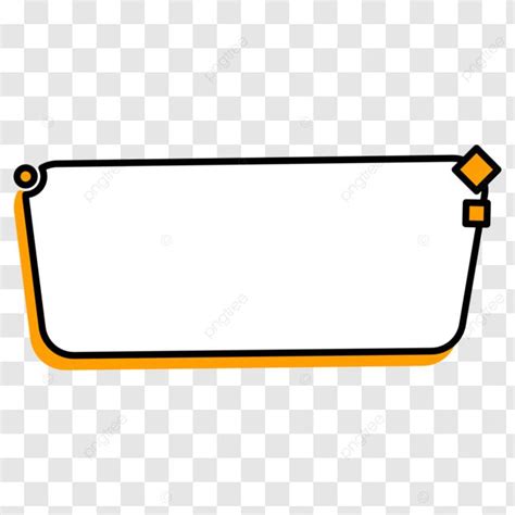 Text Box Illustration Or Border Template With Simple Shapes Suitable