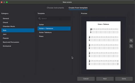 Setting Up Your Score MuseScore