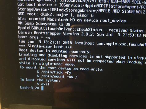 Hard Drive Disk Utility Detecting Error In Single User Mode But Not