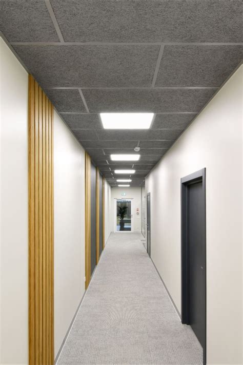 Modern Office Design With Acoustic Ceilings Office Ceiling Design