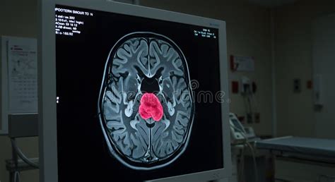 Medical Brain Scan Image Showing A Tumor In The Pituitary Gland