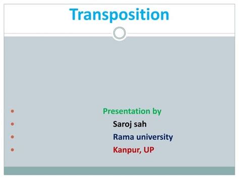 Transposition Power Cross And Spherical Equivalent Shahla 1pptx