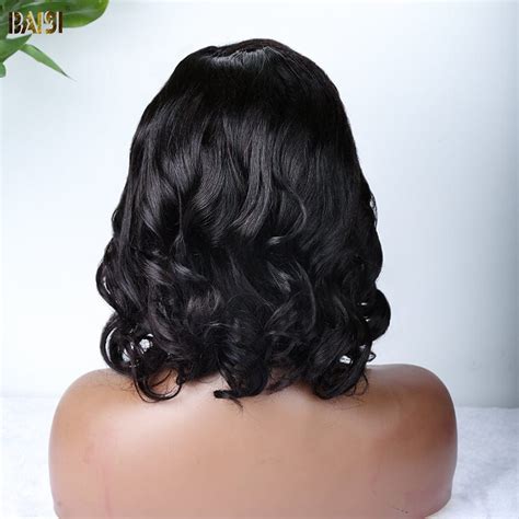 Baisi Black Egg Curl Short Bob Wig Baisi Hair