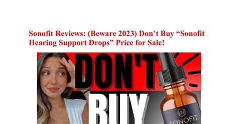 Sonofit Drops Ingredients Pdf Docdroid