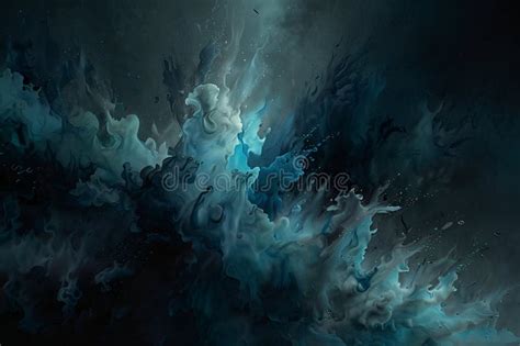 Tidal Surge Abstract Oceanic Energy And Fluid Motion Stock Illustration Illustration Of Deep