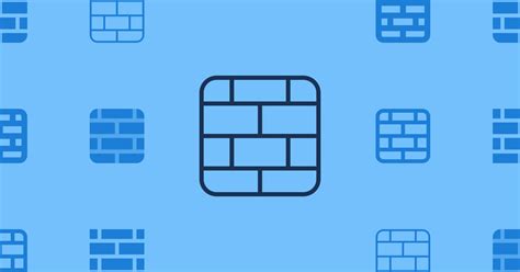 Block Brick Thin Icon Font Awesome