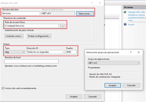 Publicación de WCF en Net TCP