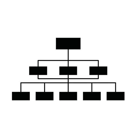 An Organization Chart With A Tree Structure 57988938 Vector Art At Vecteezy