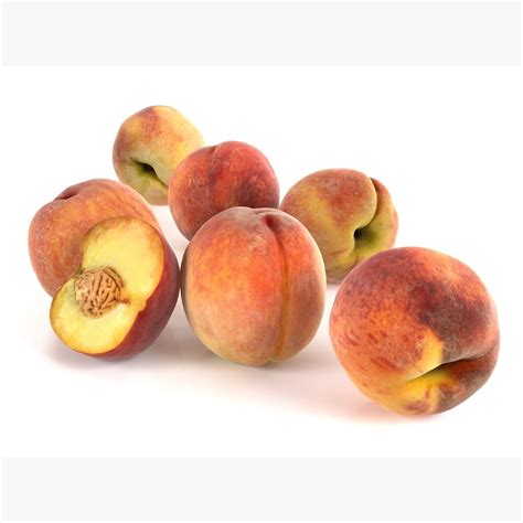 Peaches 3d Model Download Fruit On
