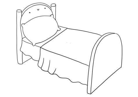 Letto Da Colorare Disegni Stampa Gratis