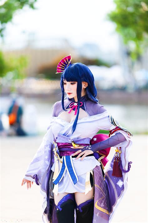 Korean Cosplayer Raiden Shogun Genshin Impact