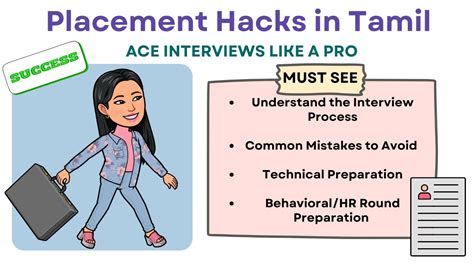 Super Placement Hacks Ace Interviews Like A Pro In Tamil Placement