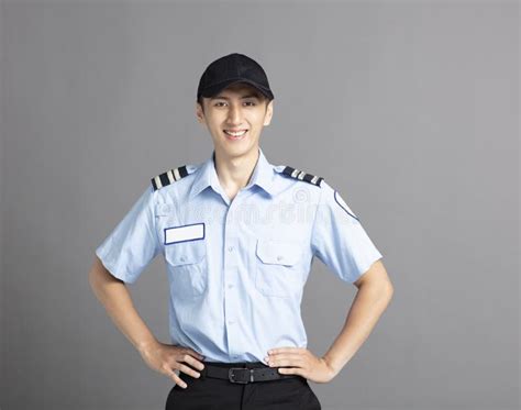 Portrait Of Male Security Guard Stock Image Image Of Professional