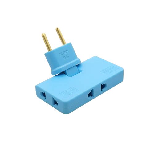 Generic 1 Drag 3 Eu Power Plug Adapter Foldable Extension Travel