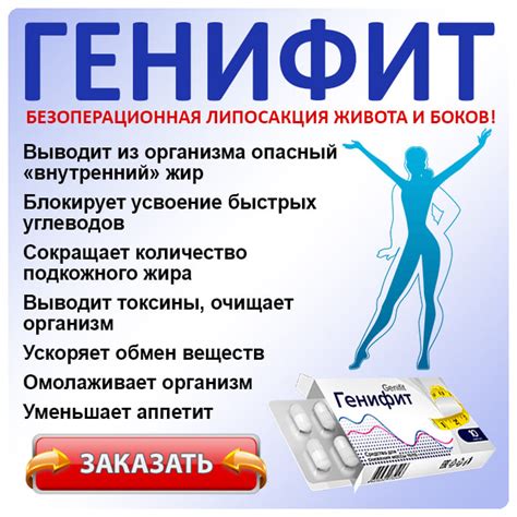 ГЕНИФИТ для похудения. КУПИТЬ препарат, отзывы, цена в Германии?