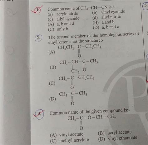 1 Common Name Of Ch2 Ch−cn Is Filo