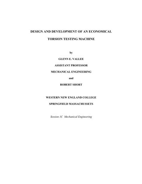 Pdf Torsion Test Dokumentips