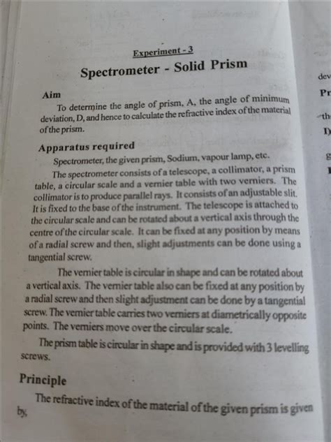 Spectrometer Refractive Index Calculation At Jenenge Blog