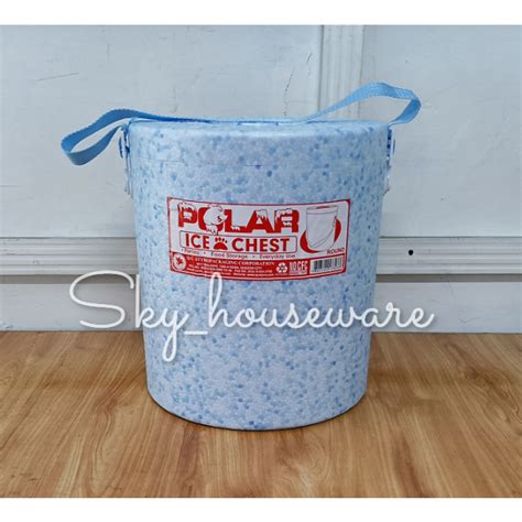 Round Styrobox Styro Box Picnic Box Ice Chest Ice Box Cooler