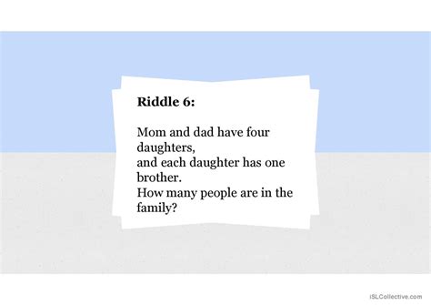 Solve The Riddle General Readin English Esl Powerpoints